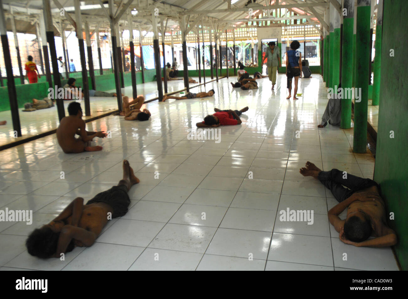 Patients at the Galuh foundation for people with mental health ...