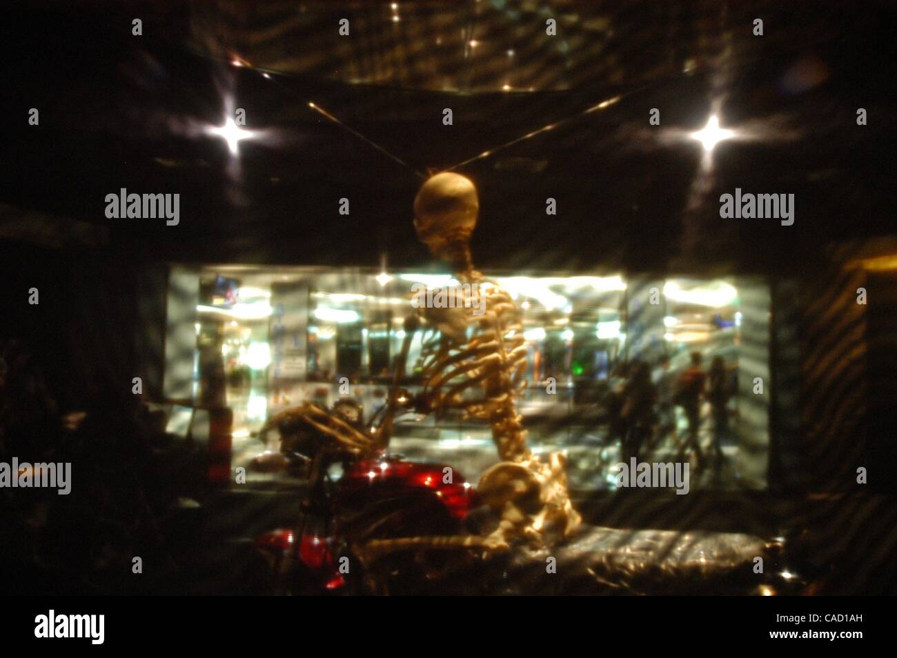 Jul 23, 2010 - Jakarta, Indonesia - A skeleton ride motor cycle on ...