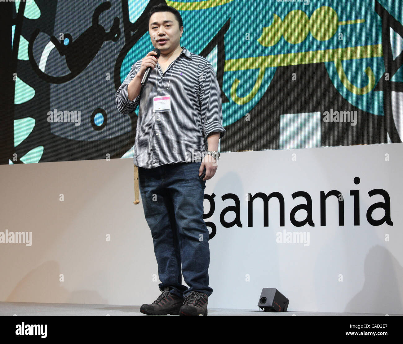 Sep 16, 2010 - Chiba, Japan - Albert Liu , CEO of Gamania Digital ...