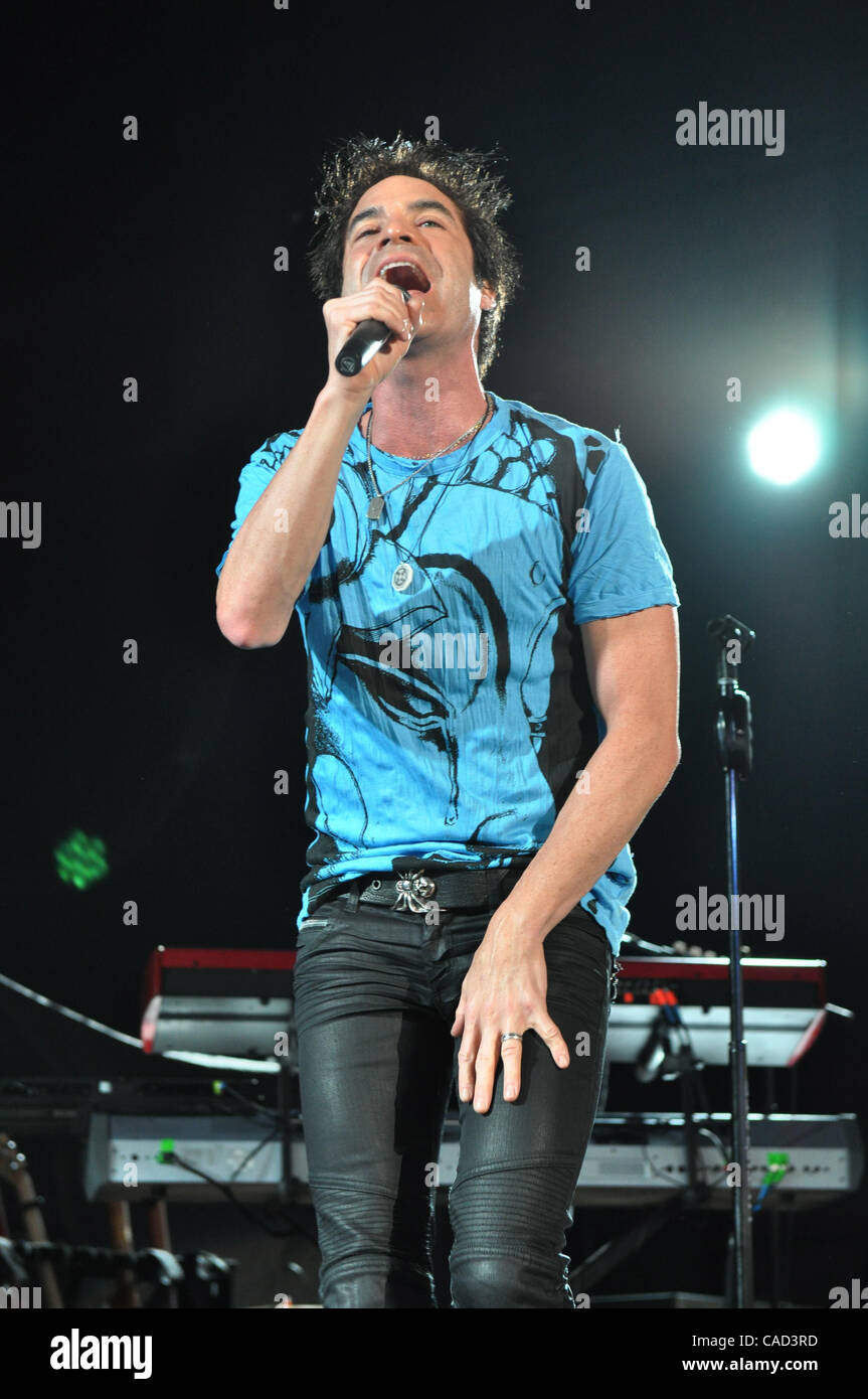 July 17, 2010 - Raleigh, North Carolina USA Singer PAT MONAHAN and the ...