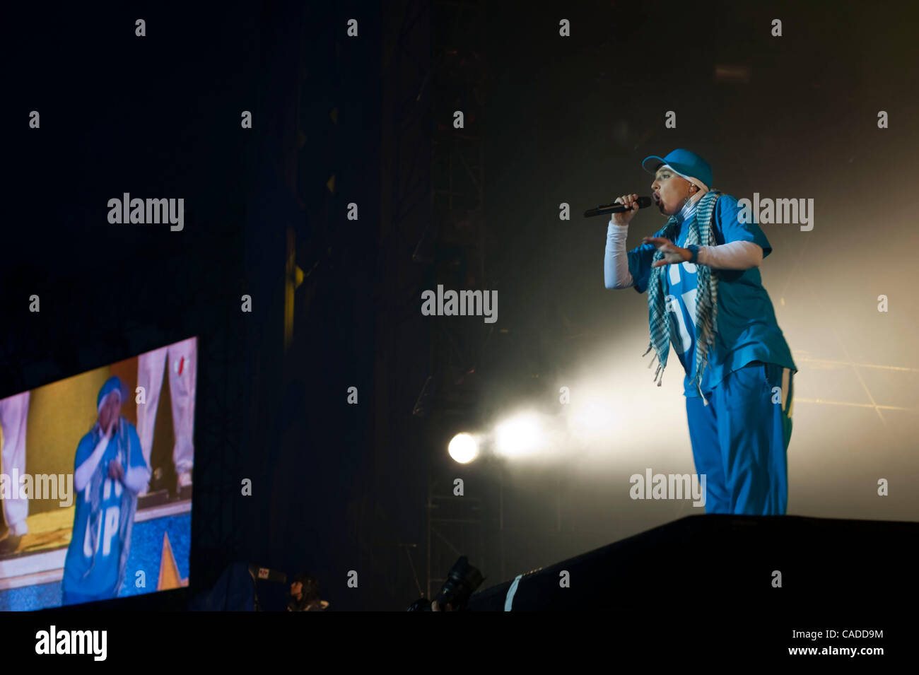 July 23, 2010 - Nyon, Nyon, Switzerland - DIAM'S during her performance ...