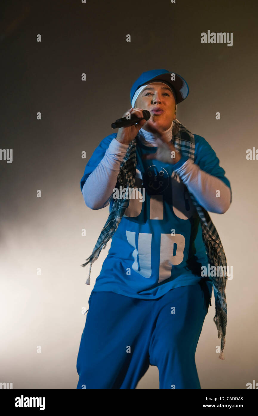 July 23, 2010 - Nyon, Nyon, Switzerland - DIAM'S during her performance ...