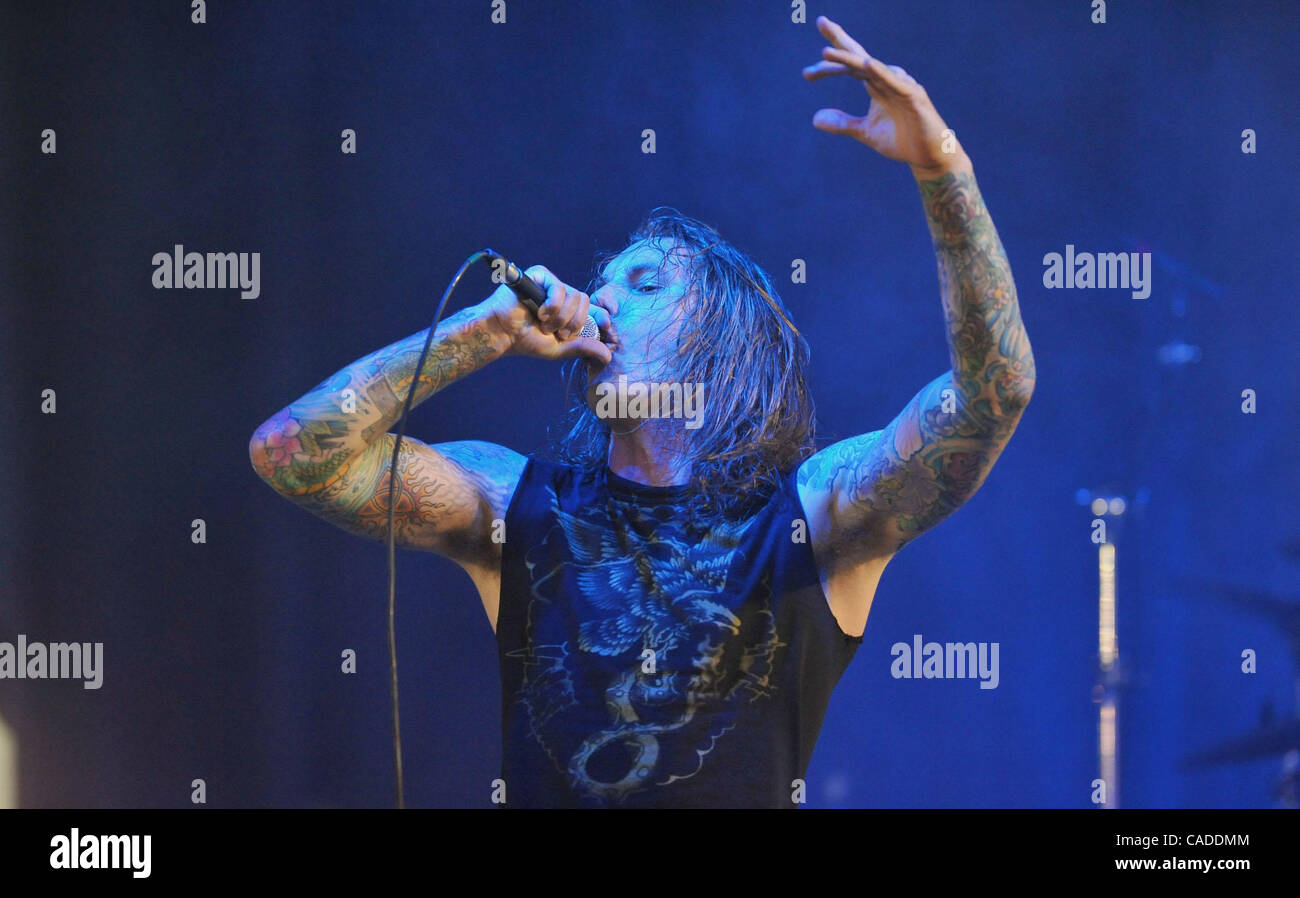 Aug 07, 2010 - Costa Mesa, California, U.S. - Lead singer TIM LAMBESIS ...