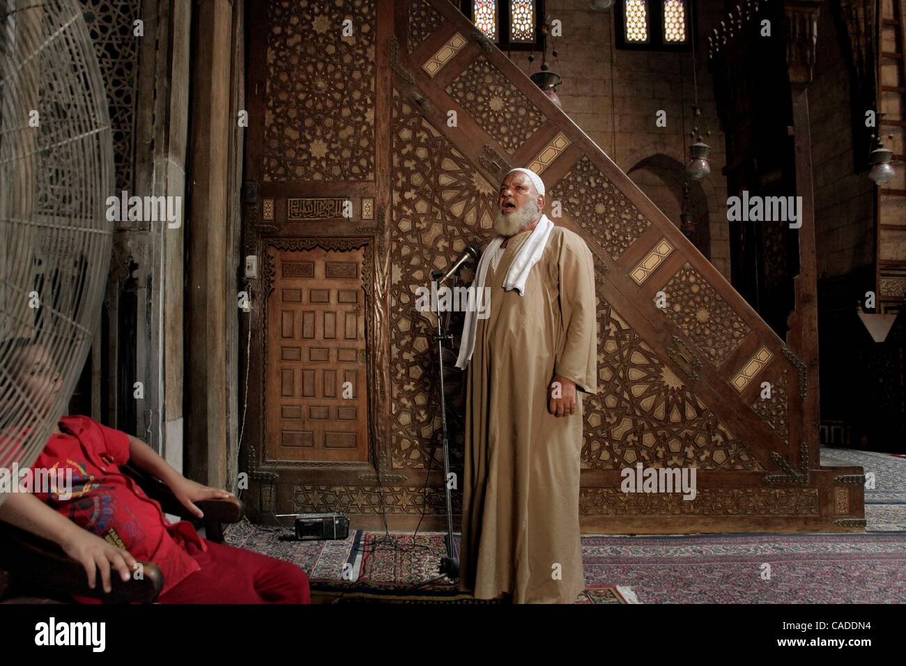 Aug 10, 2010 - Alexandria, Egypt - SHEIKH ANTAR gives the call to ...