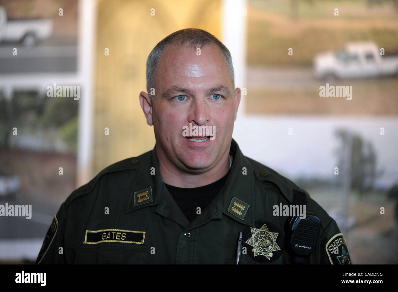 Aug 11, 2010 - Portland, Oregon, USA - Multnomah County Sheriff Captain ...