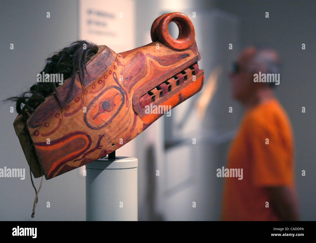 Aug 14, 2010 - Seattle, Washington, U.S. - A 19th century Quileute wolf ...