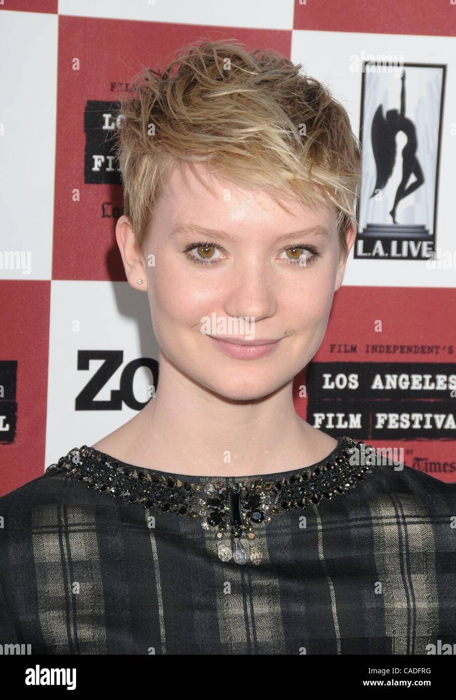 Jun 17, 2010 - Los Angeles, California, USA - Actress MIA WASIKOWSKA at ...