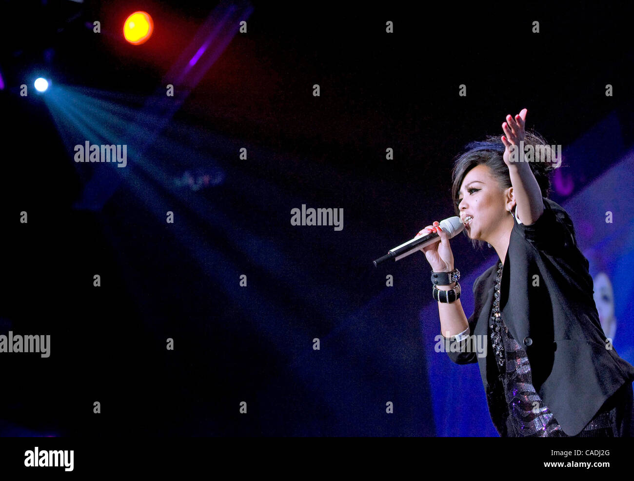 Taiwan singer A-mei performs during a private party in Los Angeles ...