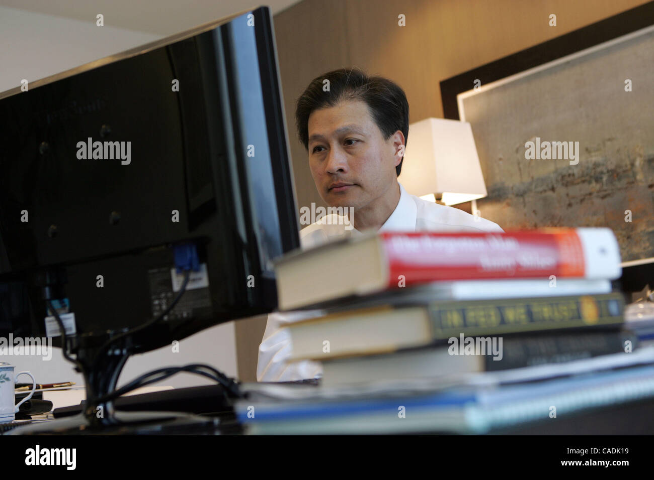 Dominic Ng, CEO of East West Bank. (Photo by Ringo Chiu / Zuma Press ...