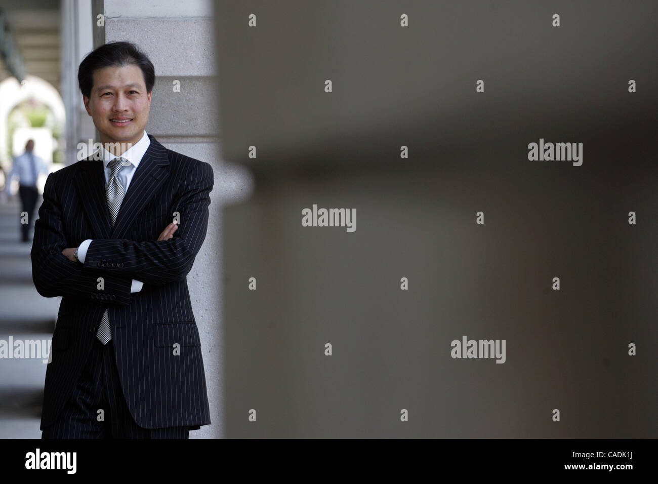 Dominic Ng, CEO of East West Bank. (Photo by Ringo Chiu / Zuma Press ...