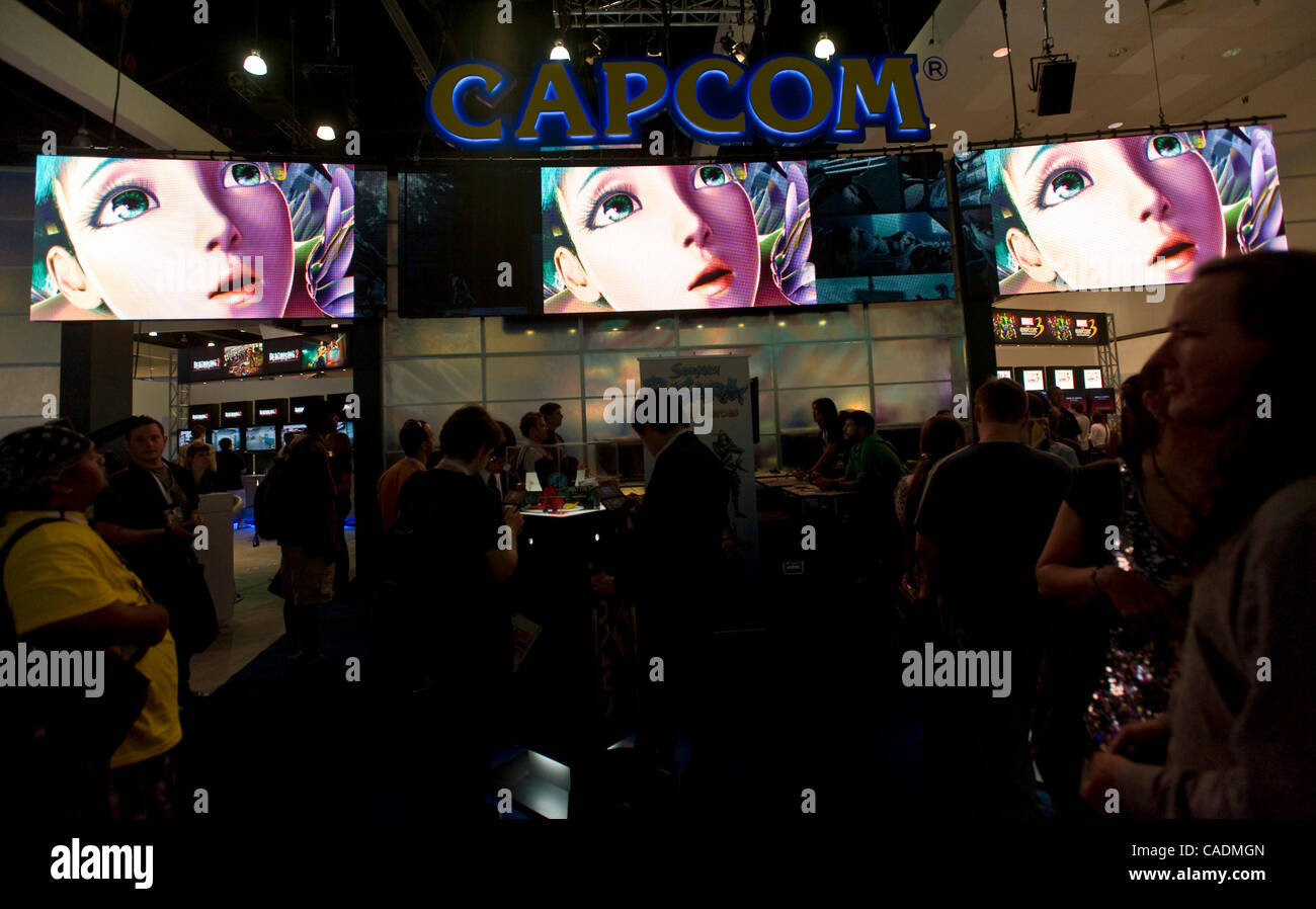 June 15, 2010 - Los Angeles, California, USA - The Capcom booth at E3 ...