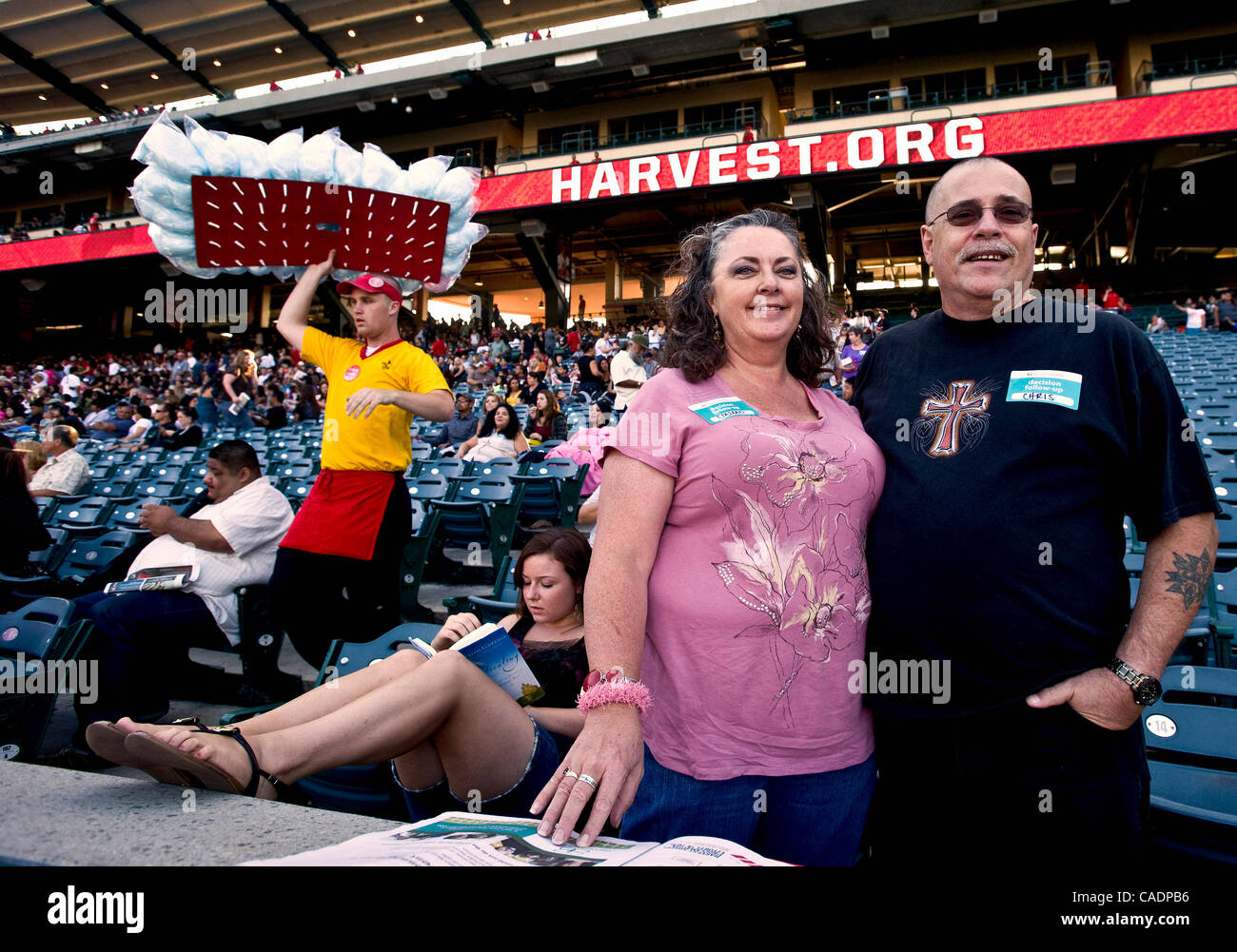 Aug. 06, 2010 - Anaheim, California, USA - COLLEEN SOCK and CHRIS SOCK ...