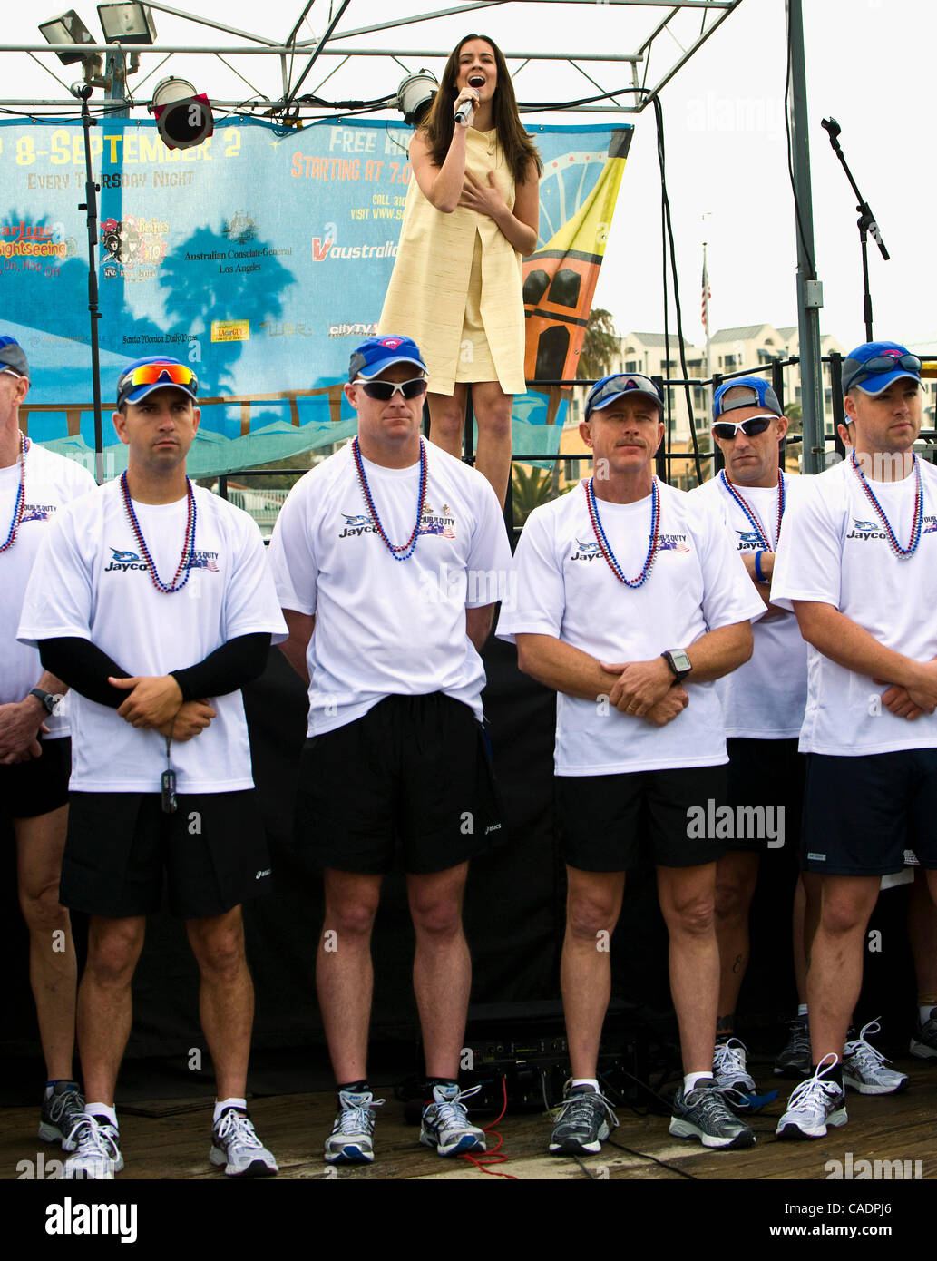 Santa monica firefighters hi-res stock photography and images - Alamy