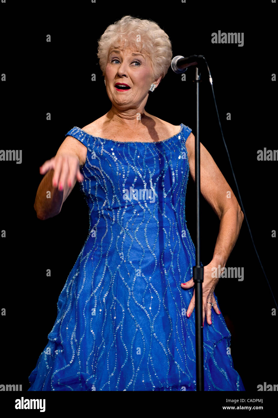 Aug. 14, 2010 - Carlsbad, California, USA - MICHELE ALLEN, 70, voted ...