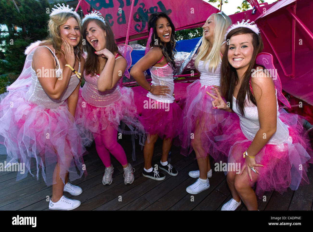 Aug. 20, 2010 - Long Beach, CA, USA - Pilot ALISON HASSELBRING and crew ...