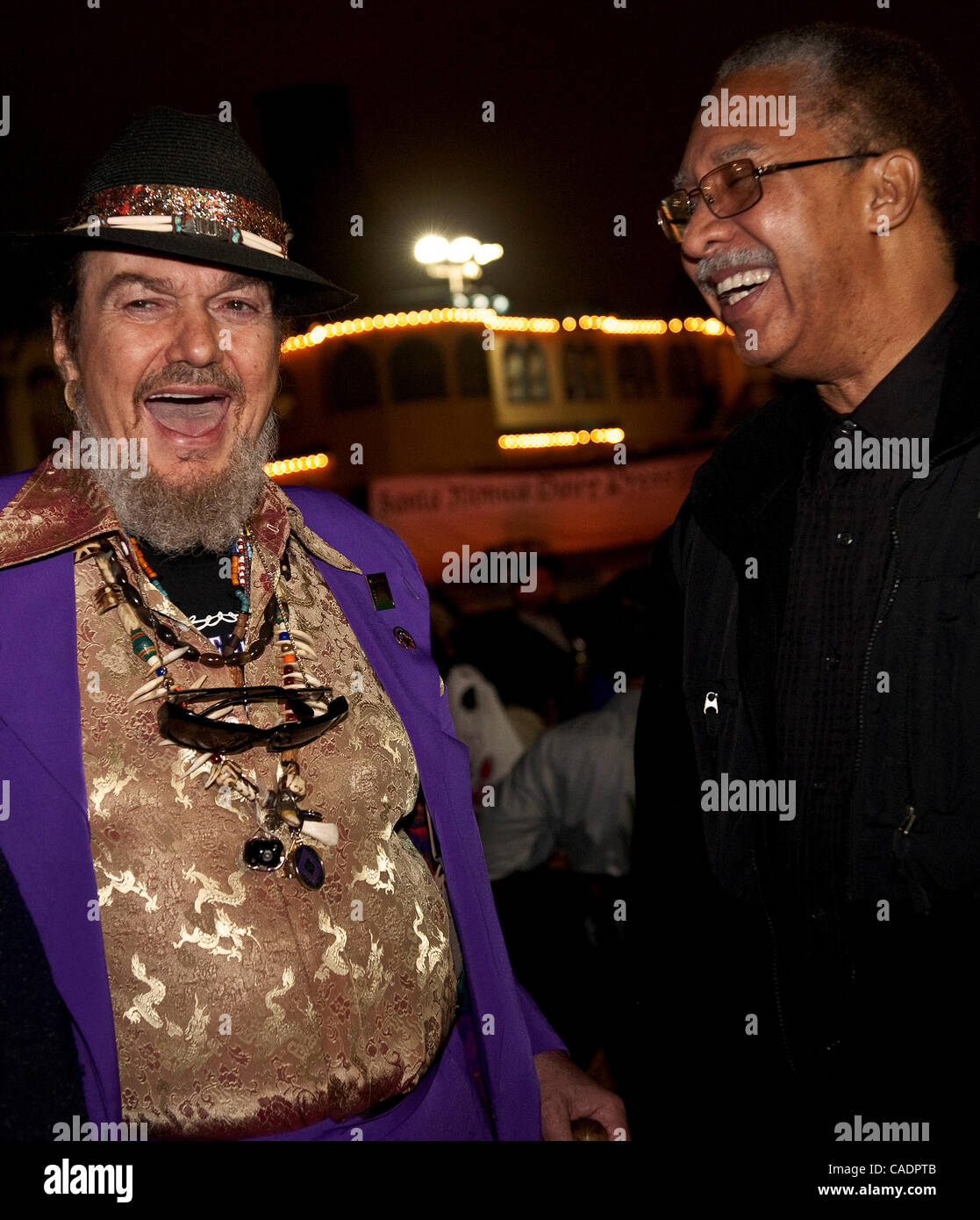 Sept. 02, 2010 - Santa Monica, CA, USA - DR. JOHN with ZIGGY MODELISTE ...