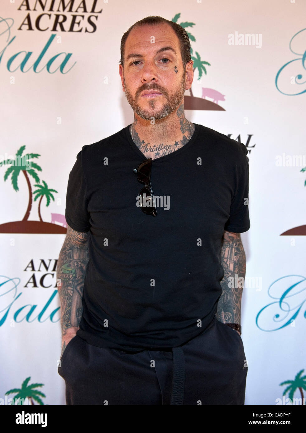 Sept. 11, 2010 - Acton, CA, USA - Social Distortion's MIKE NESS at the ...