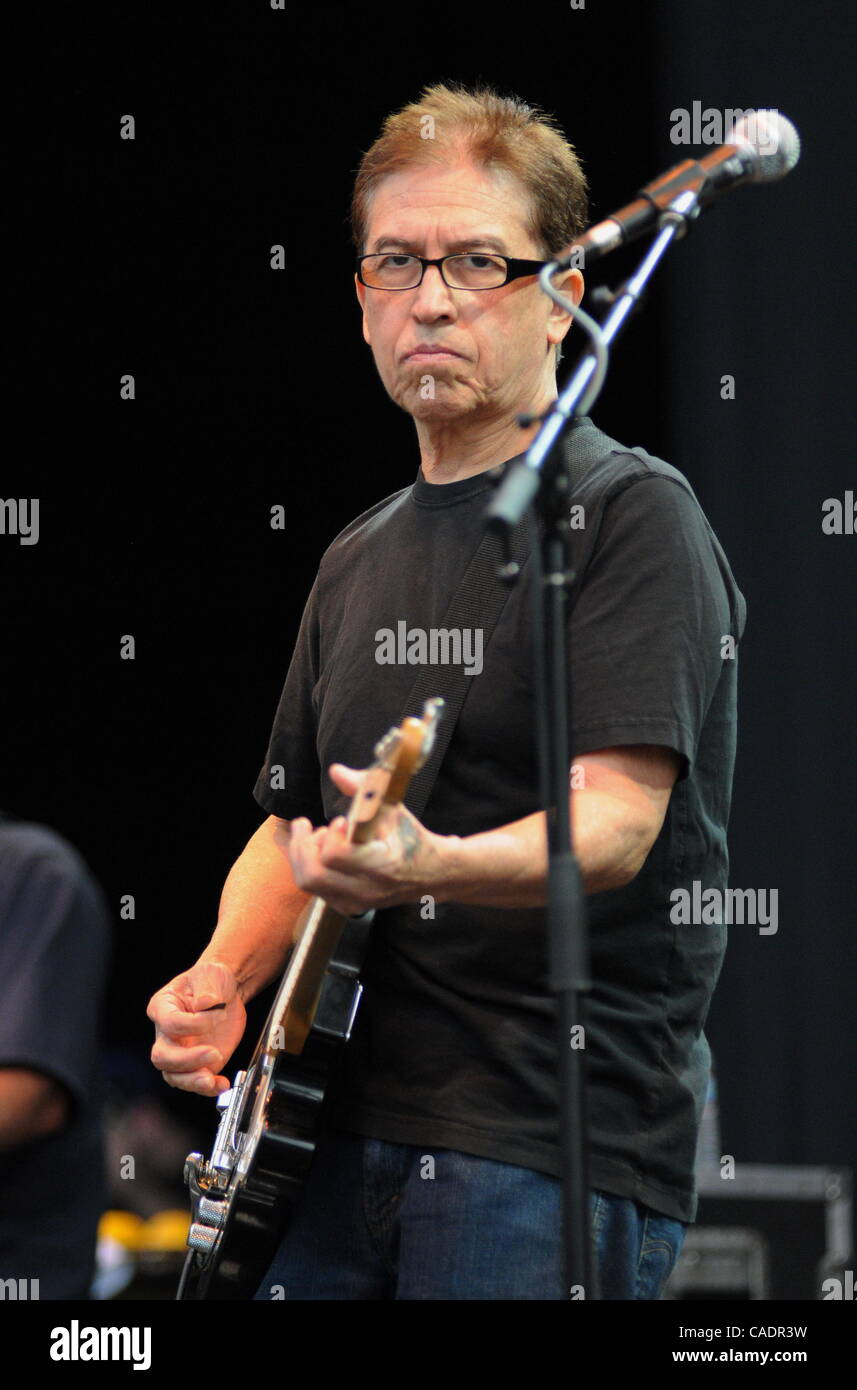 Louie Perez of the band Los Lobos performs a live show at the Santa ...