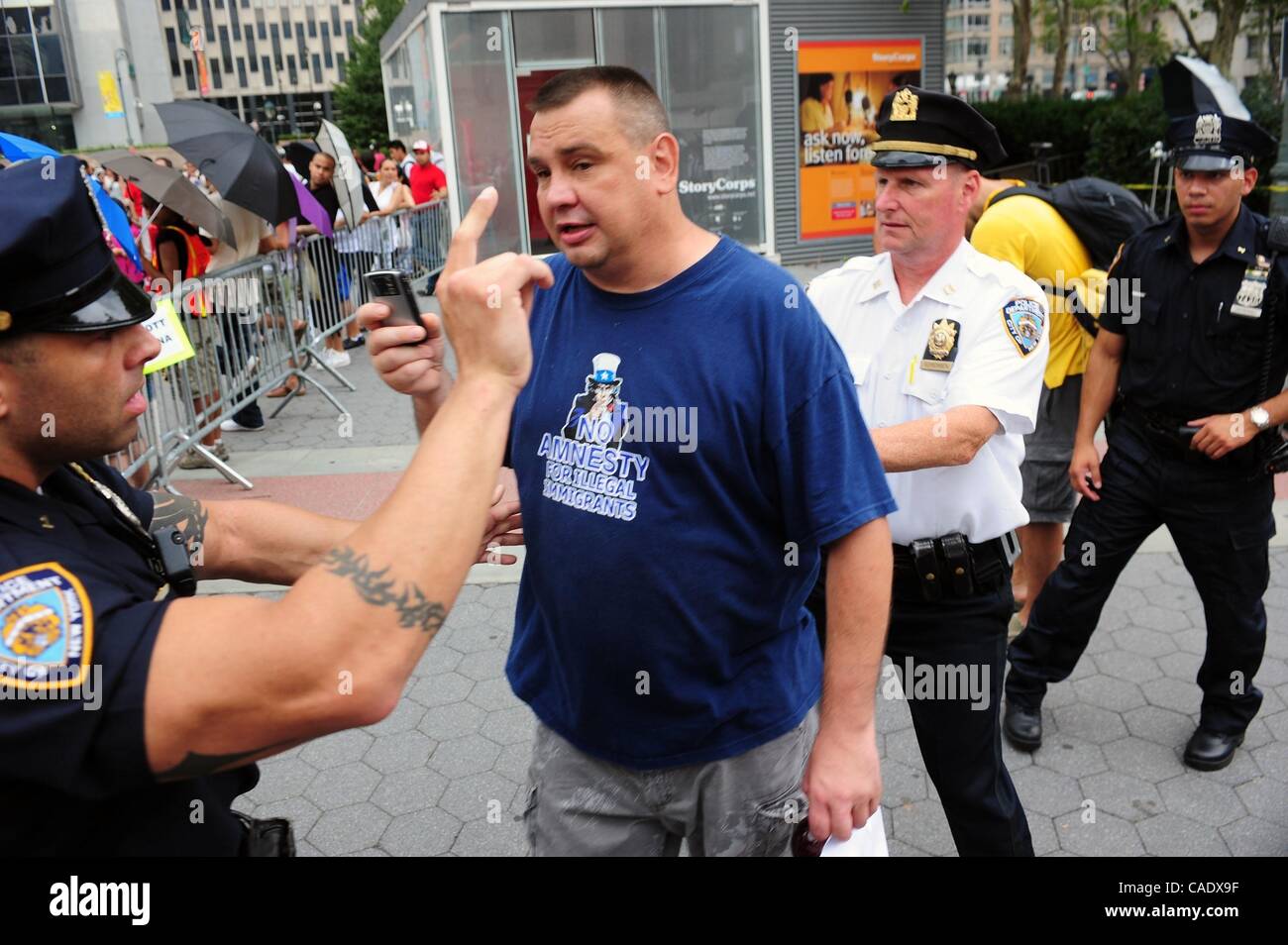 July 29, 2010 - Manhattan, New York, U.S. - Ron Sheehy is escorted by ...