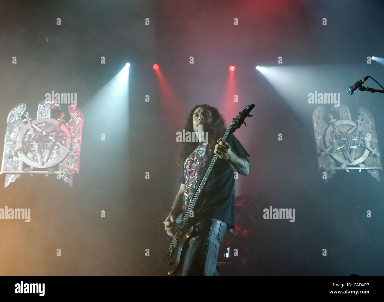 Aug 25, 2010 - Denver, Colorado, U.S. - Bass Guitarist TOM ARAYA of ...