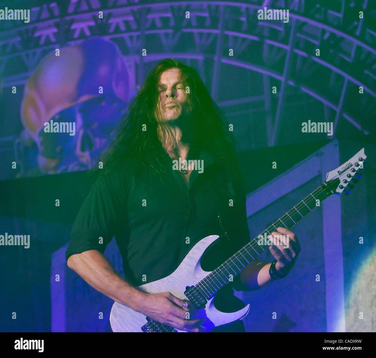 Aug 25, 2010 - Denver, Colorado, U.S. - Guitarist CHRIS BRODERICK of ...