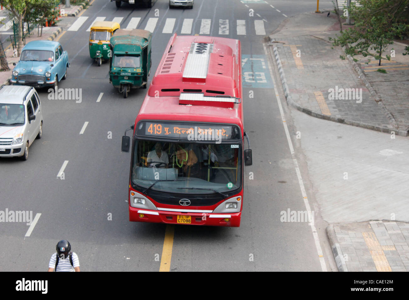 Aug 02, 2010 - New Delhi, India - New Delhi government buses, called ...