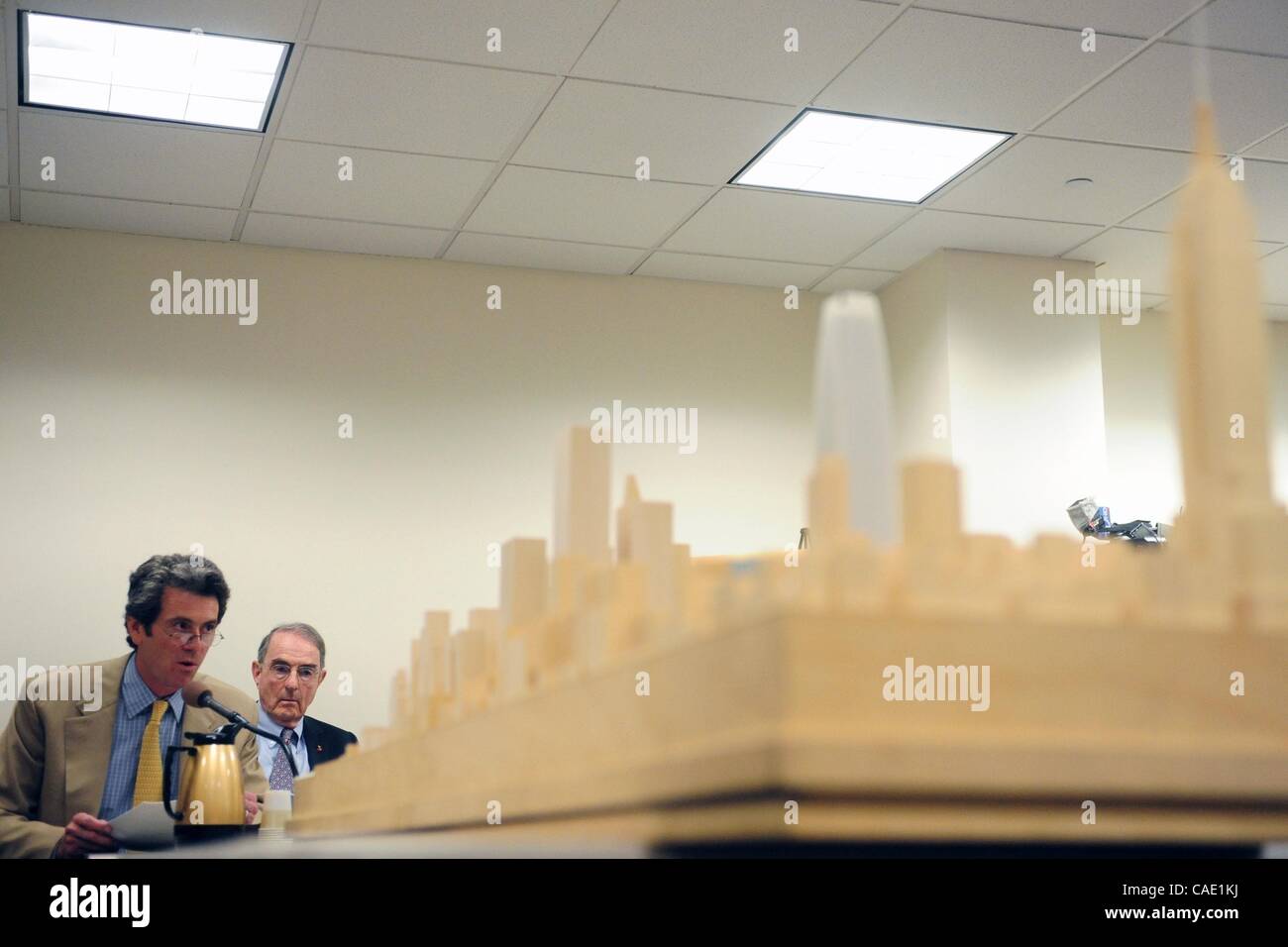 Aug. 23, 2010 - Manhattan, New York, U.S. - TONY MALKIN and his father ...