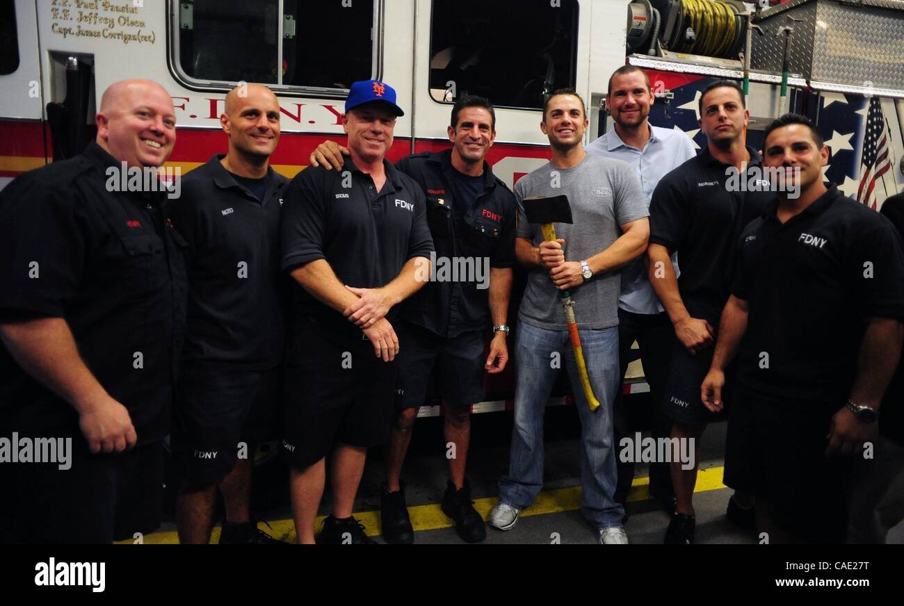 Sept. 10, 2010 - Manhattan, New York, U.S. - Firefighters Frank Noto ...
