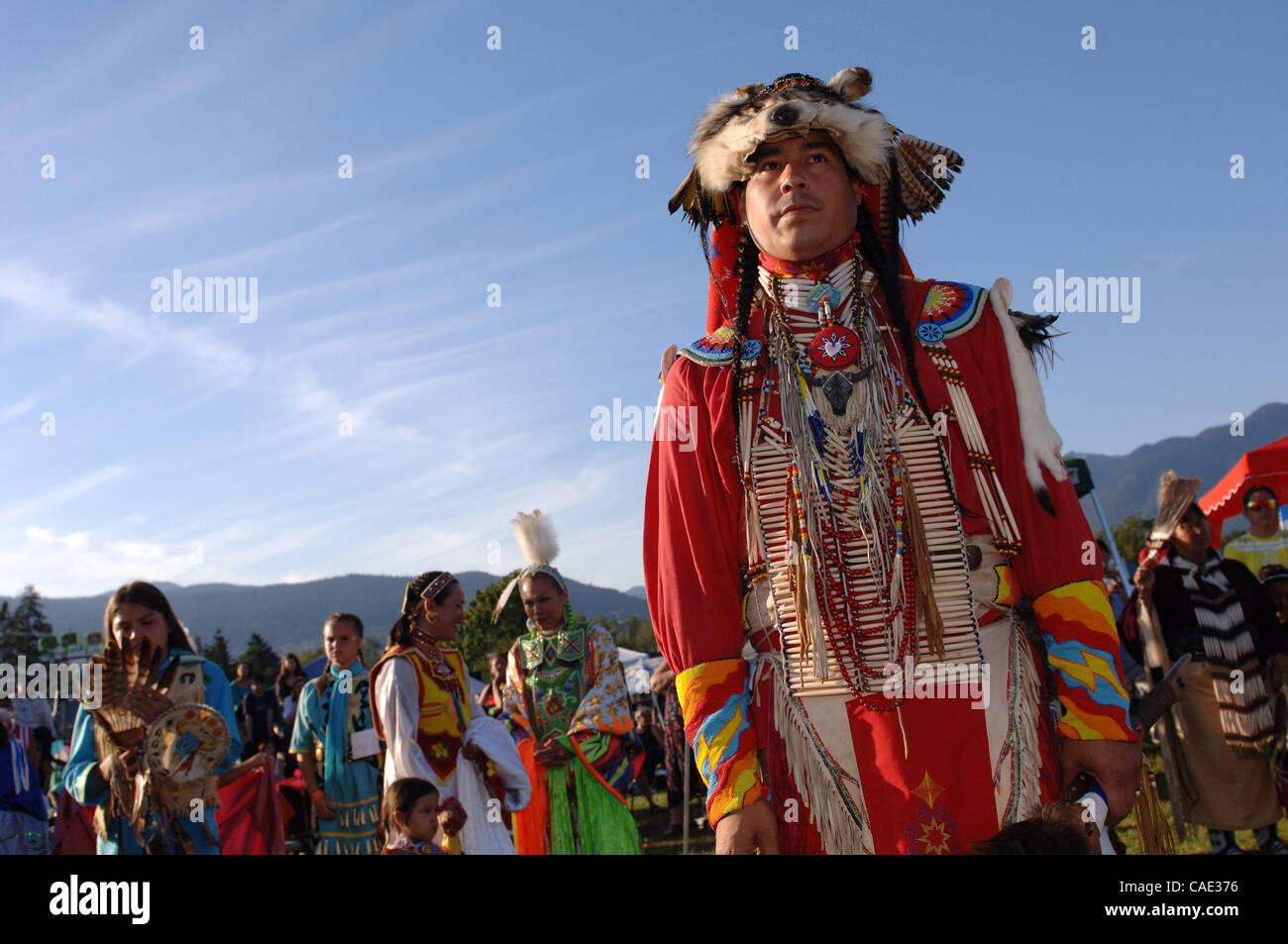 Squamish nation pow wow hi-res stock photography and images - Alamy