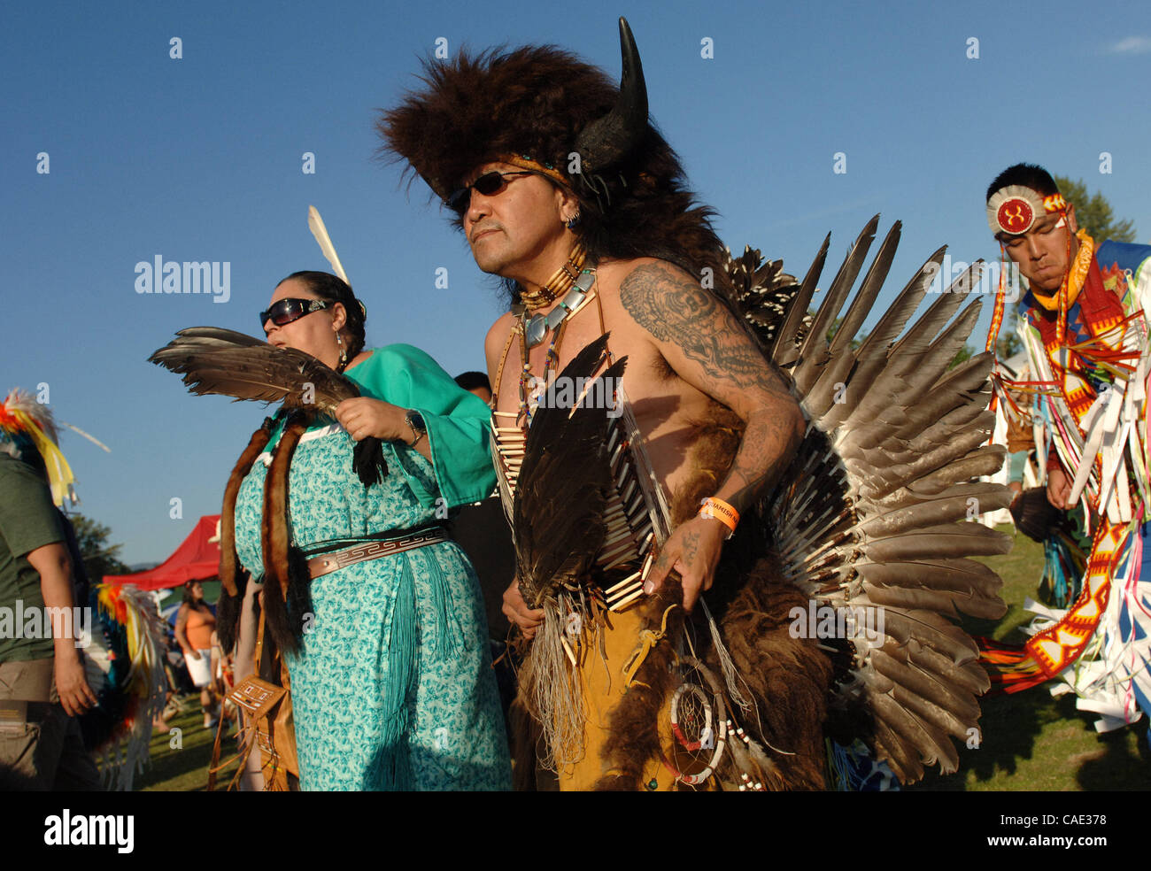 Squamish nation pow wow hi-res stock photography and images - Alamy