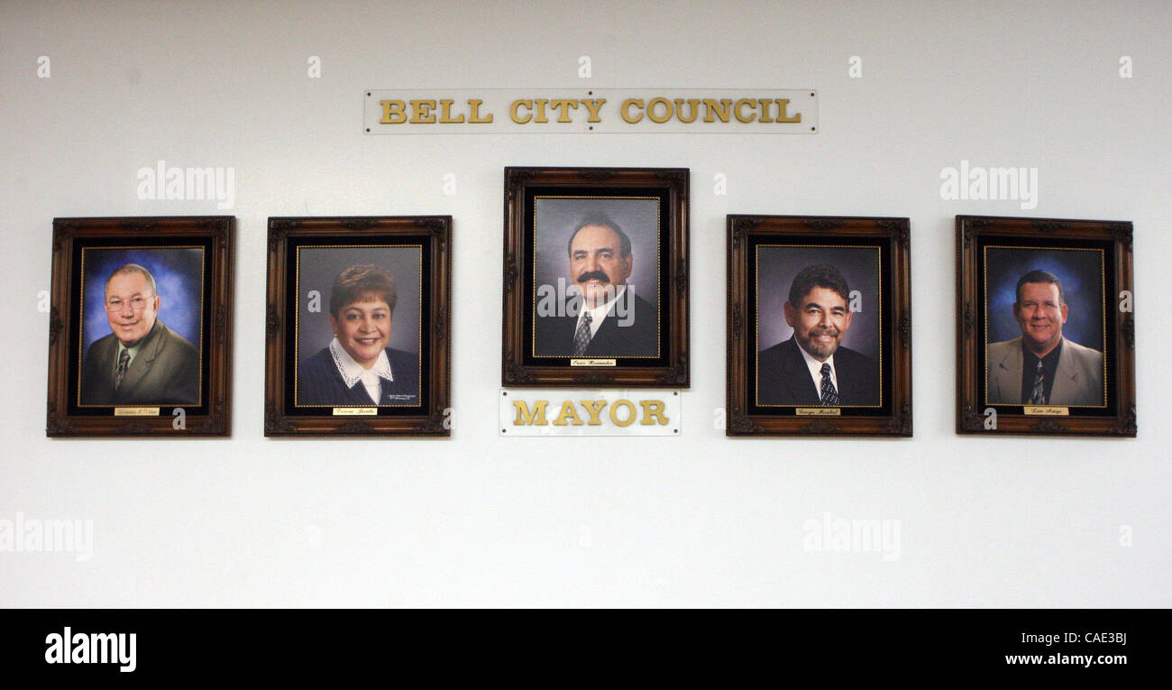 Bell, California where local officials were paying themselves large ...