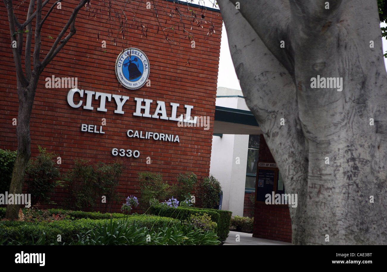 Bell, California where local officials were paying themselves large ...