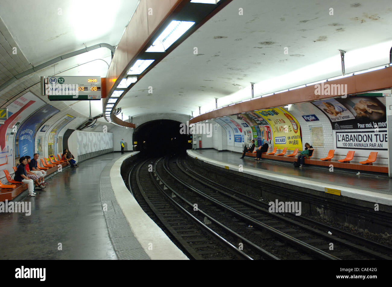 Metro de paris is the rapid transit metro in paris hi-res stock ...