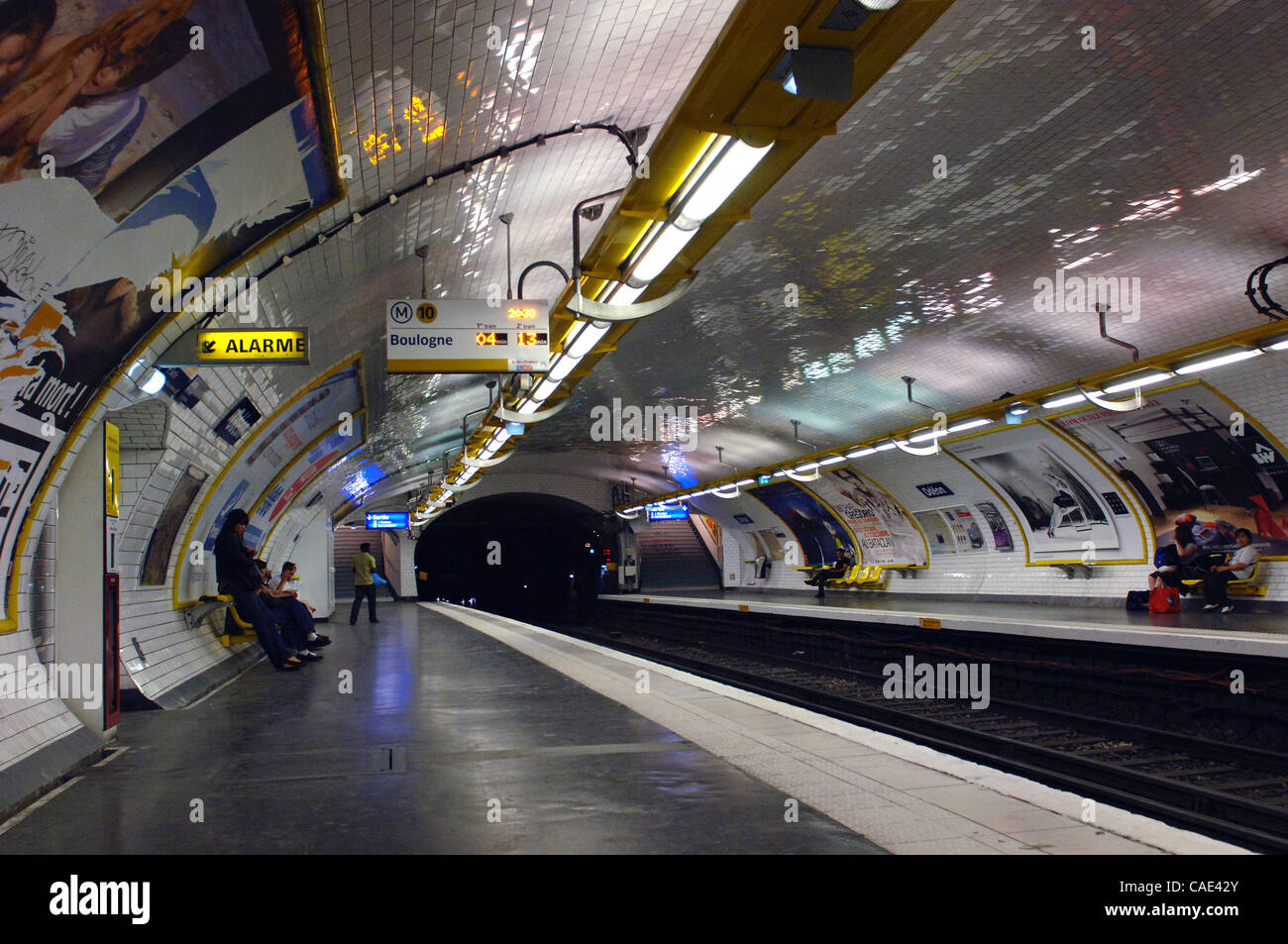 Aug 15, 2010 - Paris, France - The Paris Metro or Metropolitain (French ...