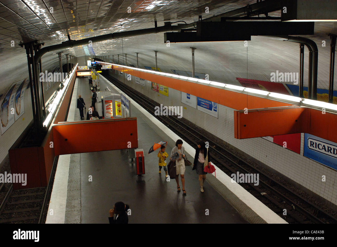 Aug 15, 2010 - Paris, France - The Paris Metro or Metropolitain (French ...