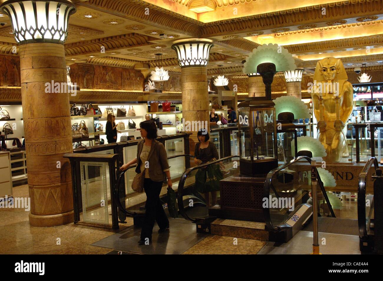 Aug 21, 2010 - London, England, United Kingdom - Interior of Harrods ...