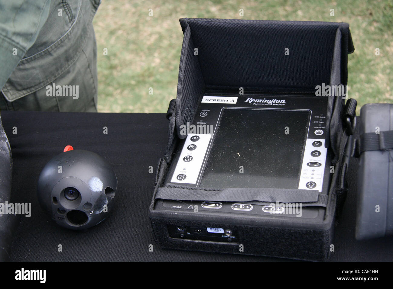 Aug 28, 2010 - Dana Point, California, U.S. - SWAT team ball camera and ...