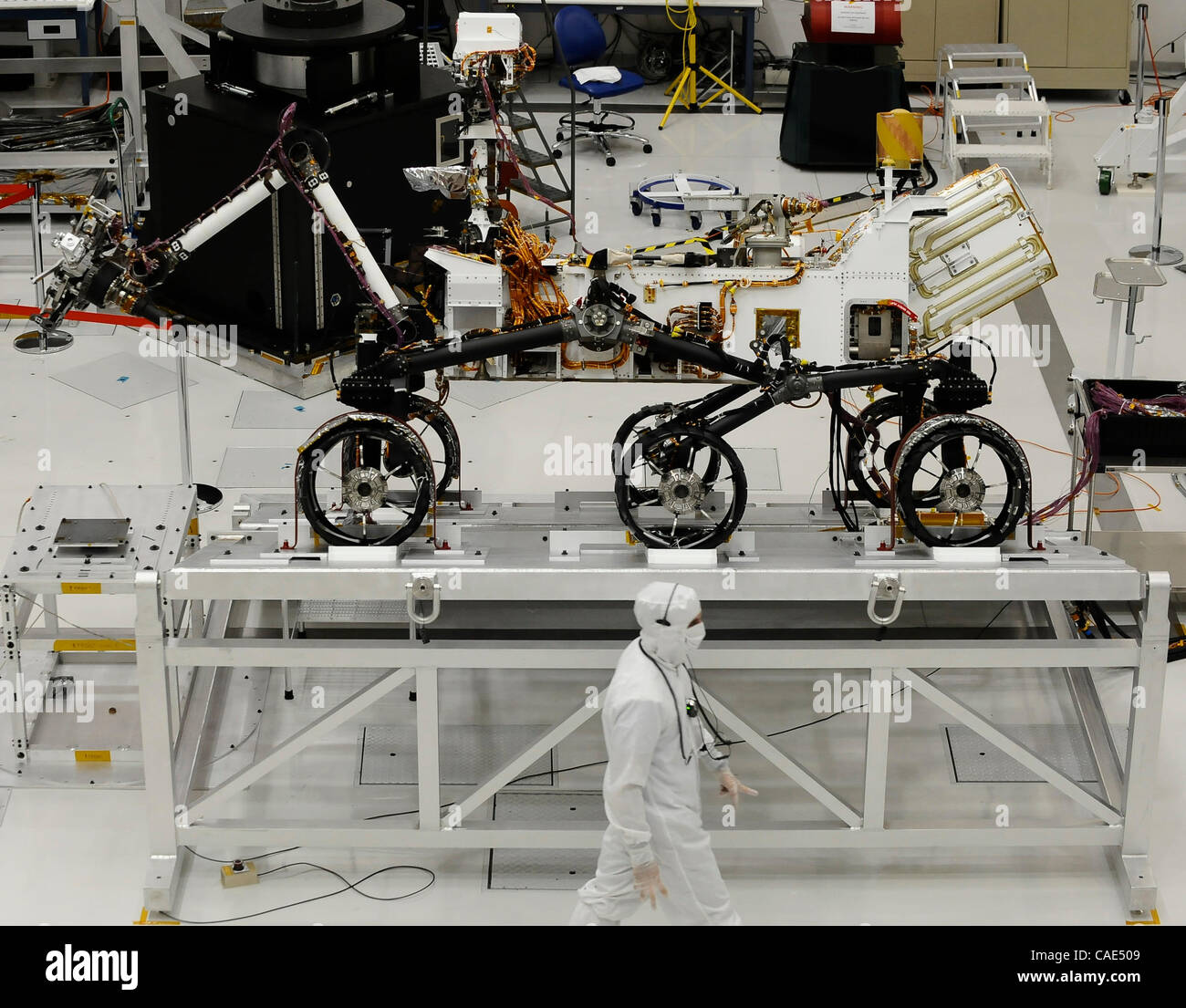 Inside the spacecraft assembly facility at nasas jet propulsion ...