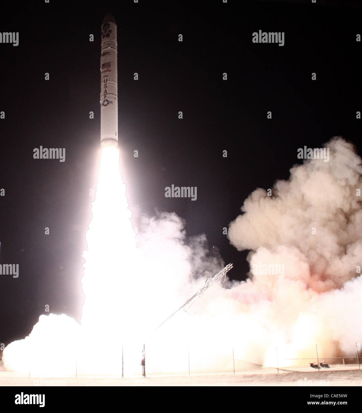 Sept 25,2010 - Vandenberg AFB, California, USA. A minotaur rocket with ...