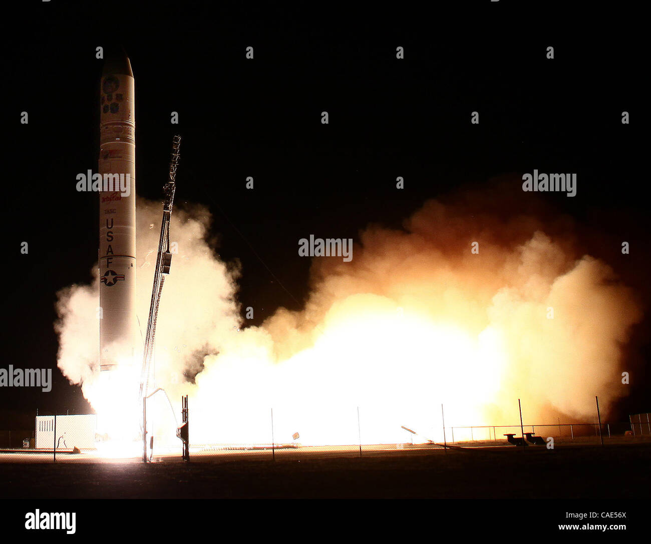 Sept 25,2010 - Vandenberg AFB, California, USA. A minotaur rocket with ...
