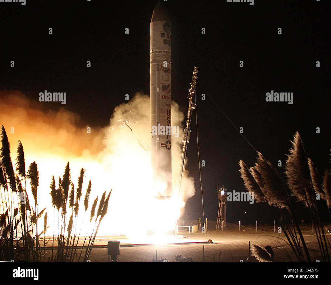 Sept 25,2010 - Vandenberg AFB, California, USA. A minotaur rocket with ...