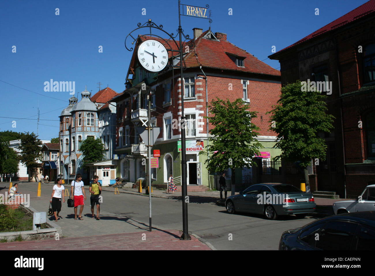 Sep. 30, 2007 - Sovetsk, Russia - Svetlogorsk town of Kaliningrad Stock ...