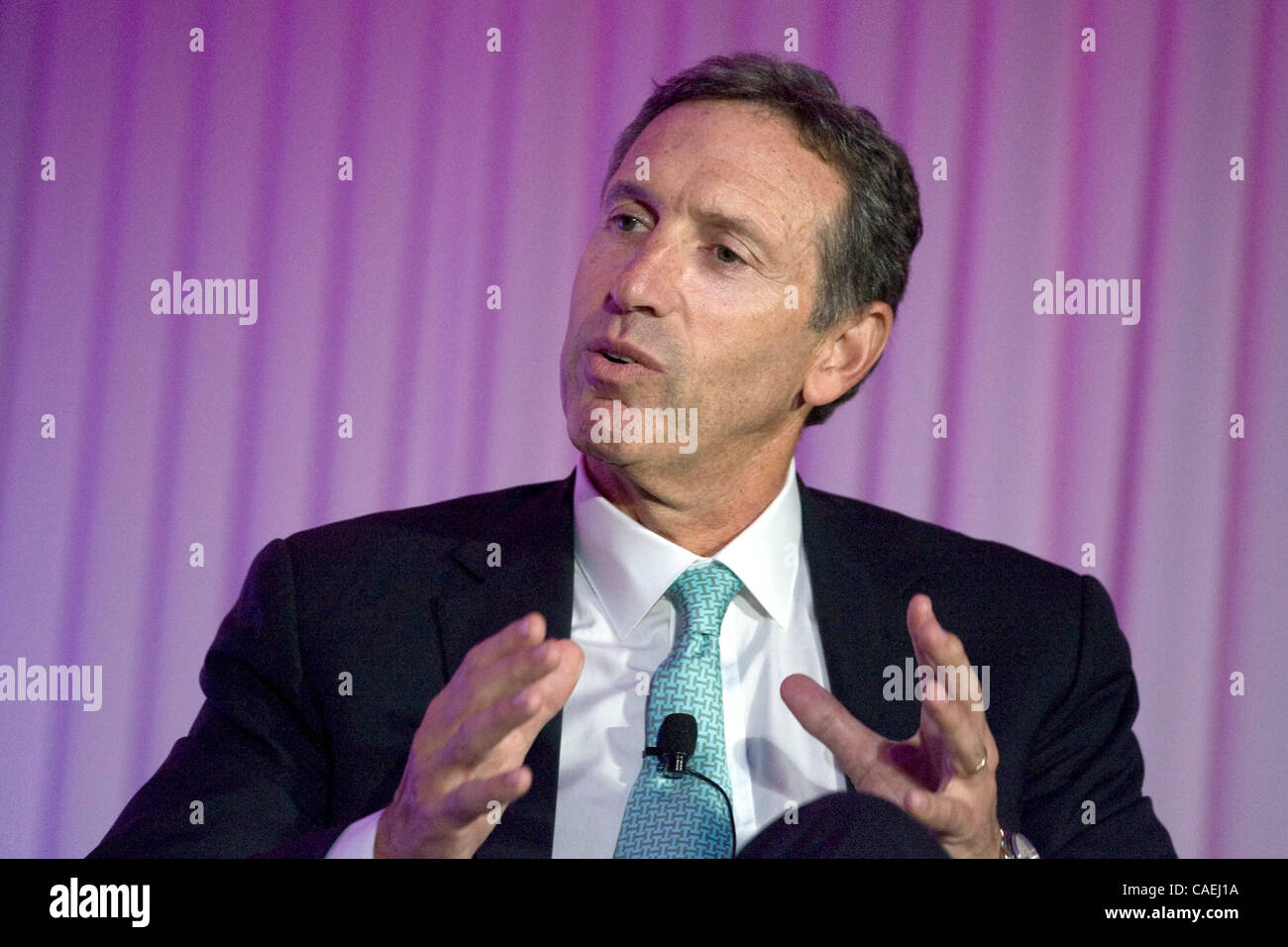 Sept. 21, 2010 - Los Angeles, California, U.S - HOWARD SCHULTZ, founder ...