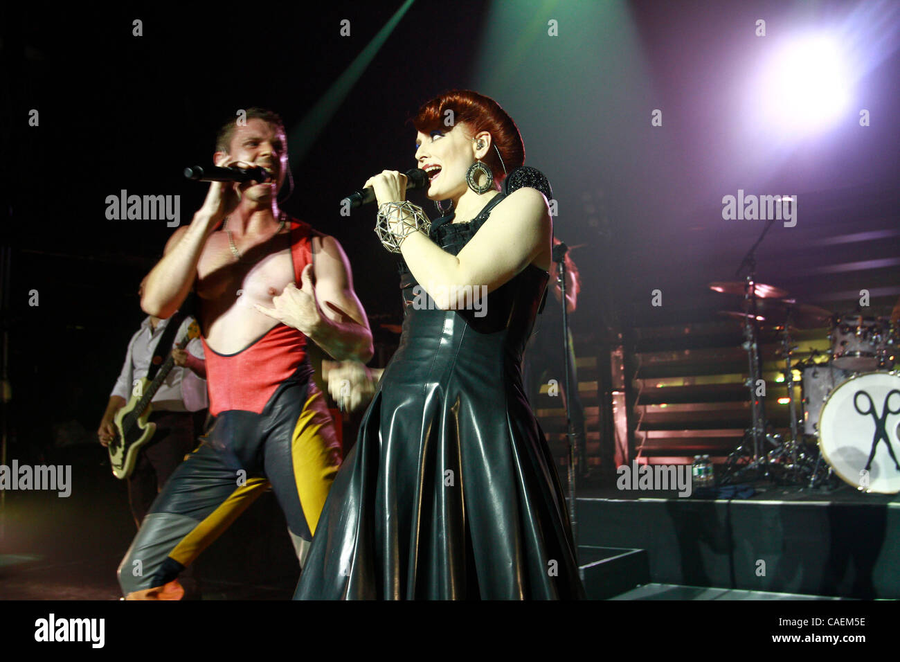 The Scissor Sisters performing at Terminal 5 in NYC on August 24, 2010 ...