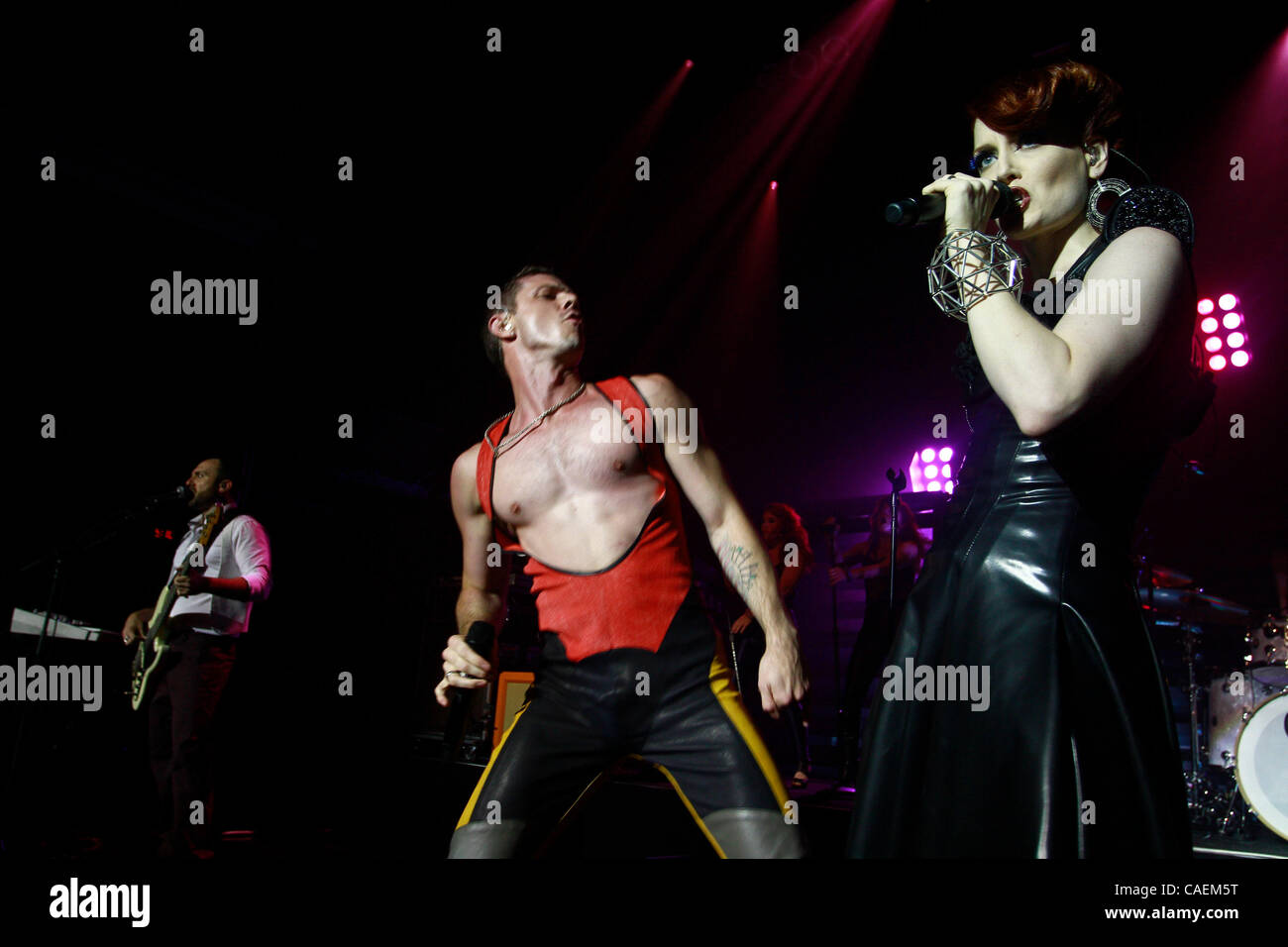 The Scissor Sisters performing at Terminal 5 in NYC on August 24, 2010 ...