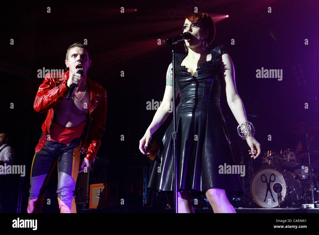 The Scissor Sisters performing at Terminal 5 in NYC on August 24, 2010 ...