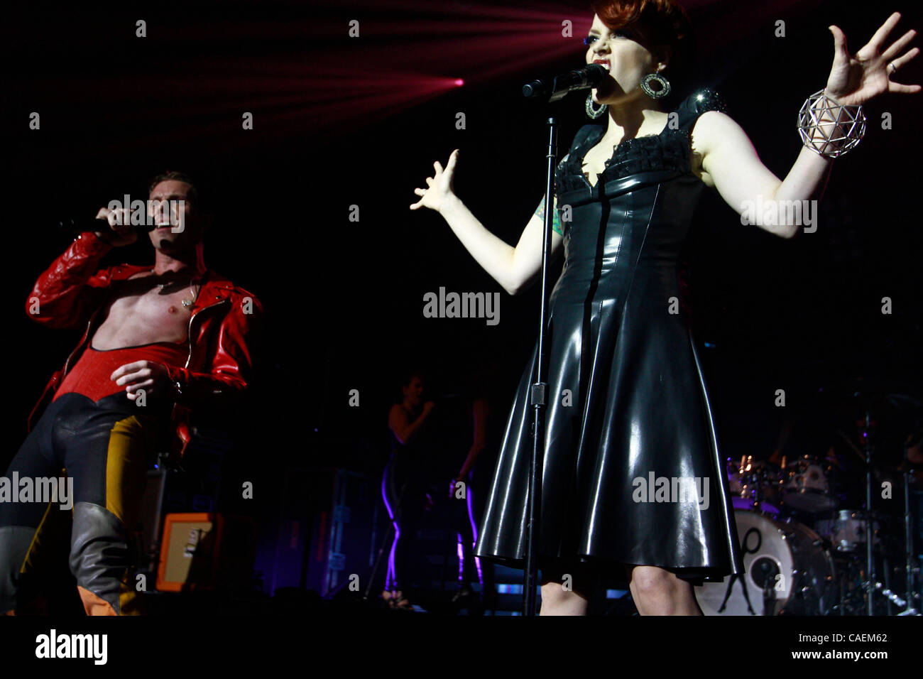 The Scissor Sisters performing at Terminal 5 in NYC on August 24, 2010 ...