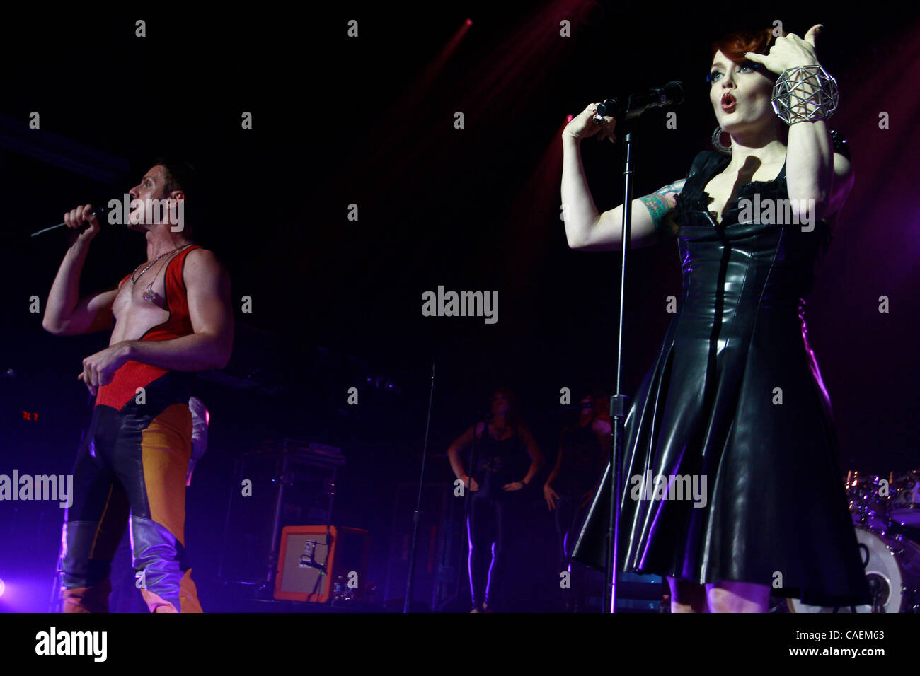 The Scissor Sisters performing at Terminal 5 in NYC on August 24, 2010 ...