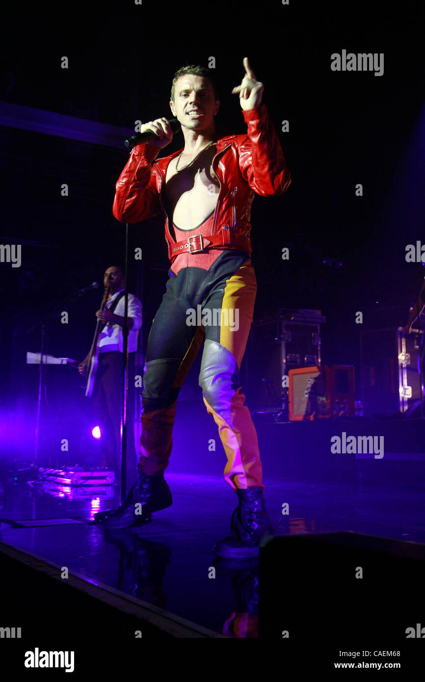 The Scissor Sisters performing at Terminal 5 in NYC on August 24, 2010 ...