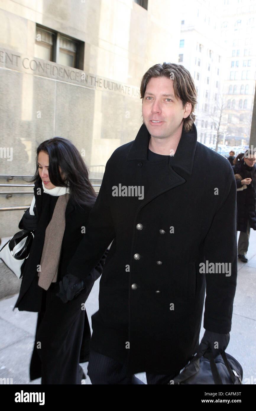 Broadway actor James Barbour arriving Manhattan Criminal court with his ...